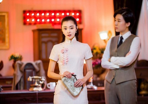 宋轶旗袍诠释民国风雅 素净柔美尽显风情 娱乐频道 凤凰网